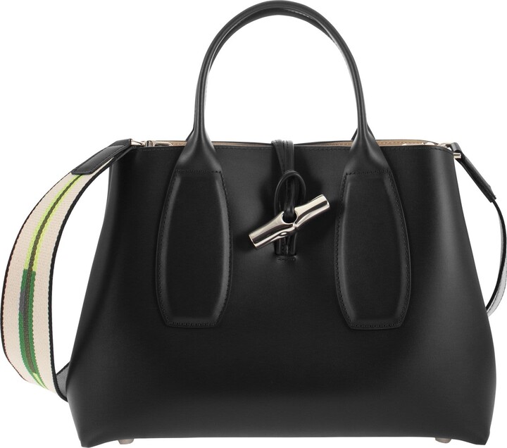 Longchamp Roseau - Bag With Fabric Handle And Shoulder Strap - ShopStyle