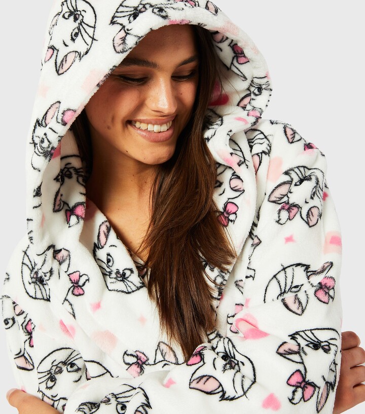 Skinnydip White Disney Marie Print Dressing Gown - ShopStyle Dresses