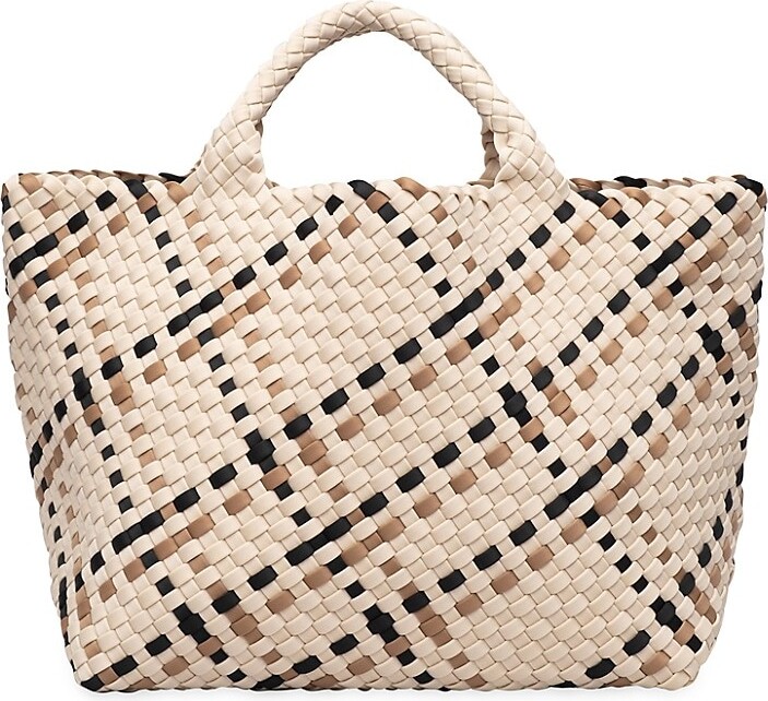 Naghedi St. Barths Medium Plaid Tote - ShopStyle