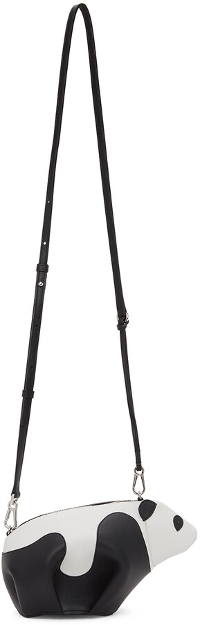 Loewe Black & White Mini Panda Bag - ShopStyle