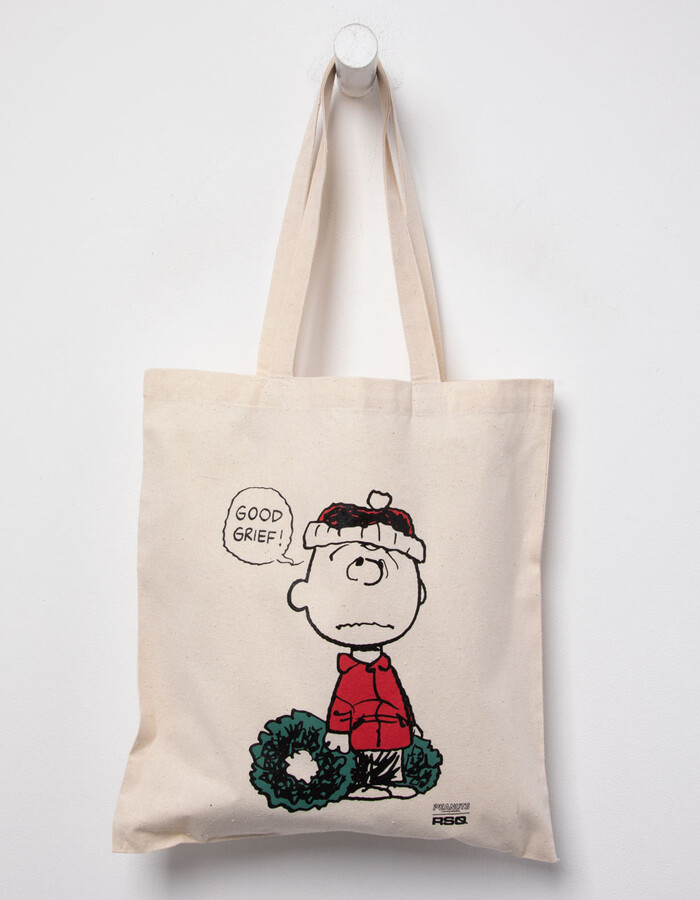 RSQ x Peanuts Holiday Charlie Brown Tote Bag - ShopStyle