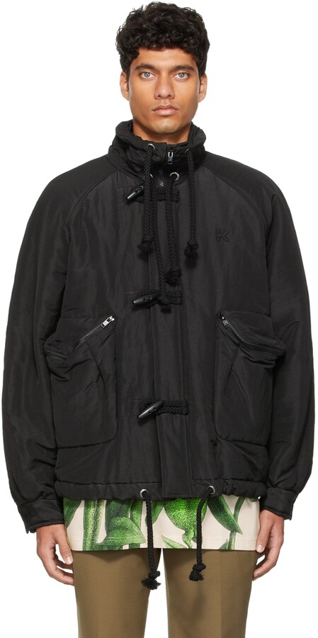 Kenzo Black Runway Parka Jacket - ShopStyle