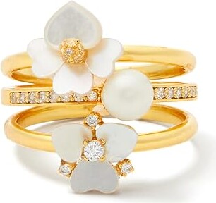 Kate Spade Stacking Ring (White Multi) Ring - ShopStyle