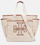 Tory Sport Logo canvas tennis bag - ShopStyle