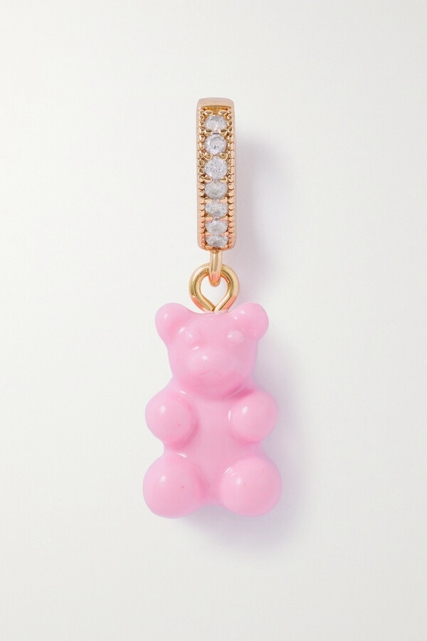 Crystal Haze - Nostalgia Bear Gold-plated, Resin And Cubic Zirconia ...