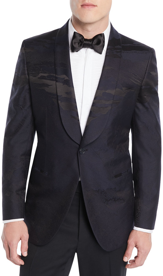Brioni Men's Penne Landscape Dinner Jacket - ShopStyle Sport Coats ...