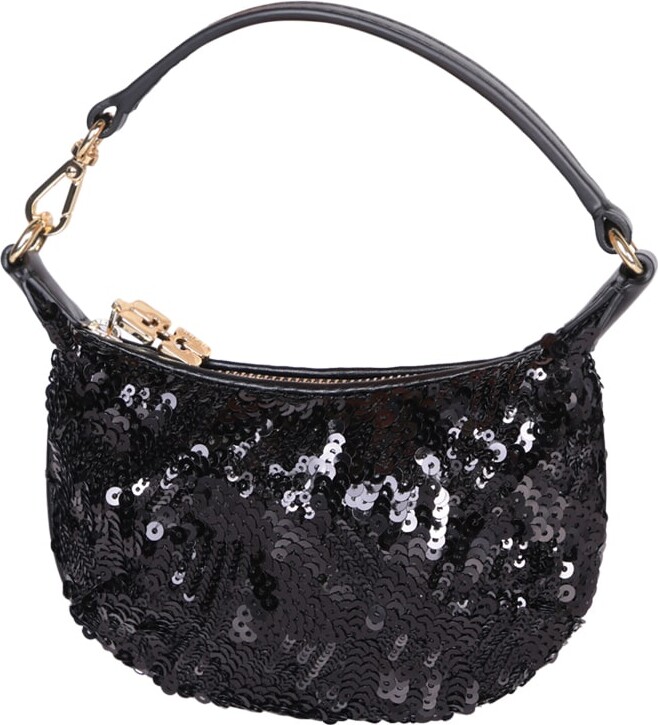 Ganni Butterfly Mini Sequins Bag In Black - ShopStyle