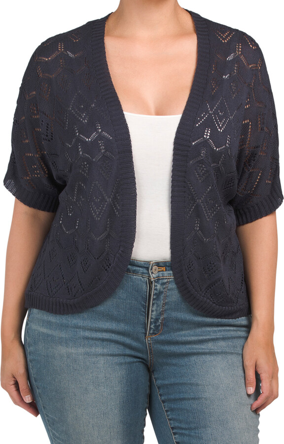 80 Park Plus Dolman Sleeve Cardigan - ShopStyle