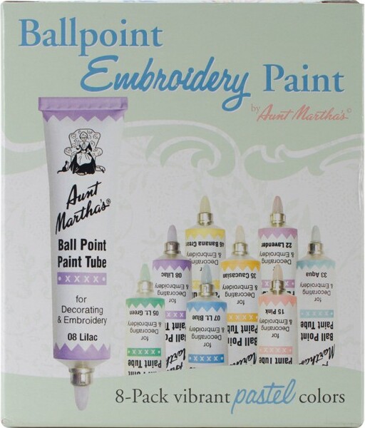 Aunt Martha's Ballpoint Paint Tubes 1oz 8/Pkg-Pastel Colors - ShopStyle ...