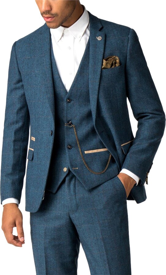 Marc Darcy Dion Check Slim Fit Suit Jacket - ShopStyle