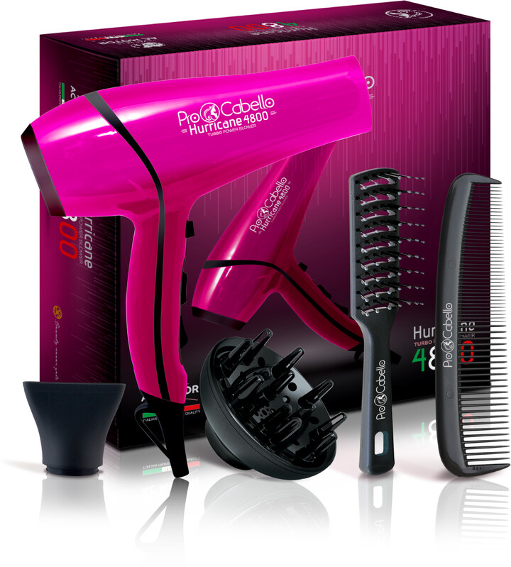Procabello Hurricane Turbo Power Blower with Free Straightening Brush ...