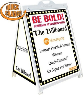 Plasticade The Billboard Large Outdoor Sidewalk A Frame 6 Display ...