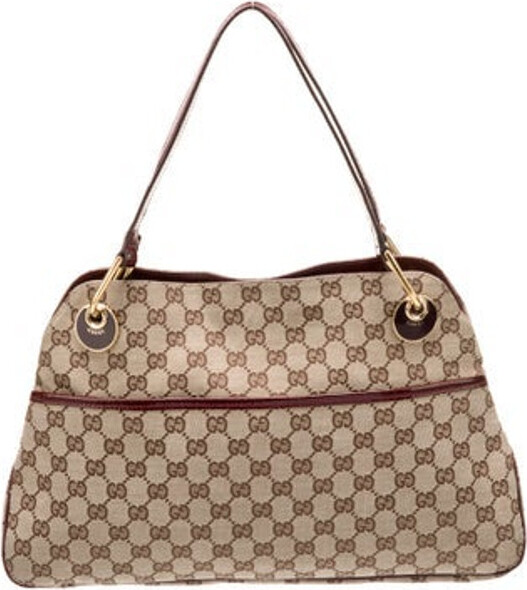 Gucci GG Canvas Eclipse Shoulder Bag - ShopStyle