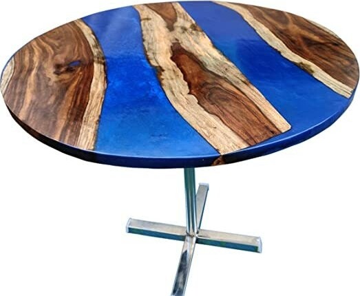 Etsy Resin Coffee Table, Round Wood Coffee Table, Circular Epoxy Live ...