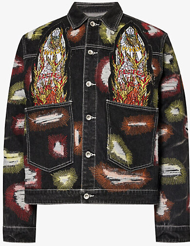 Who Decides War BY EV Bravado Mens Multi Faded-wash Graphic-print ...