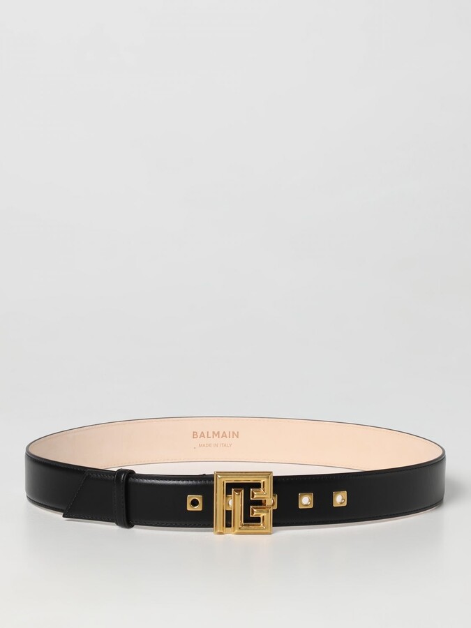 Balmain belt in leather - ShopStyle