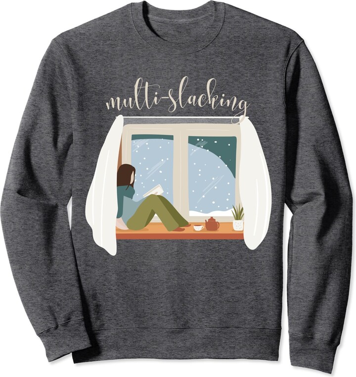 Self-Care shirts & gifts Multi-Slacking Relaxing Self-Care Reading ...