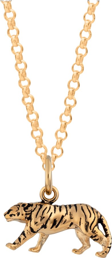 Scream Pretty - Gold Tiger Necklace - ShopStyle