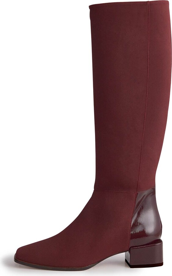 Urbànima Women's Pink / Purple Vegan Boot Village Burgundy - ShopStyle
