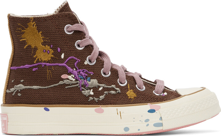 Converse Brown Bandulu Edition Chuck 70 High Sneakers - ShopStyle