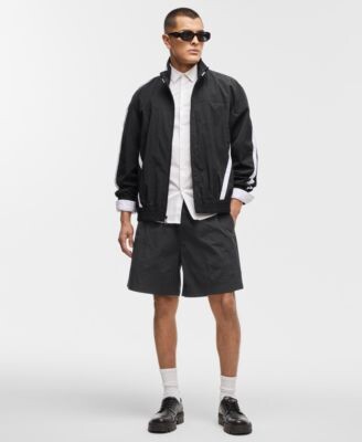 Mode Of One Mens Solid Ripstop Track Jacket Shorts Exclusively At Macys ...