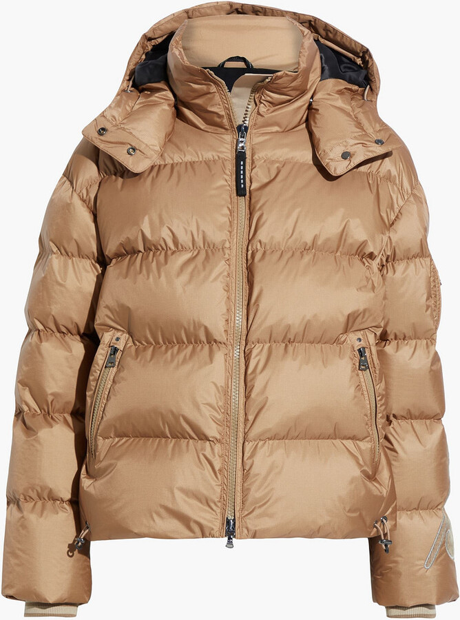 Bogner + St Moritz Lora appliquéd quilted hooded down ski jacket ...