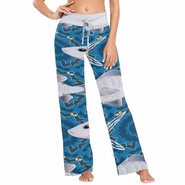 Yushg Woman's Pajama Bottoms Art Water Creature Sea Fish Scale Youth ...