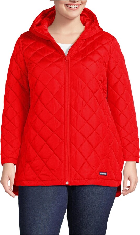 Lands' End Plus Size School Uniform FeatherFree Insulated Jacket ...