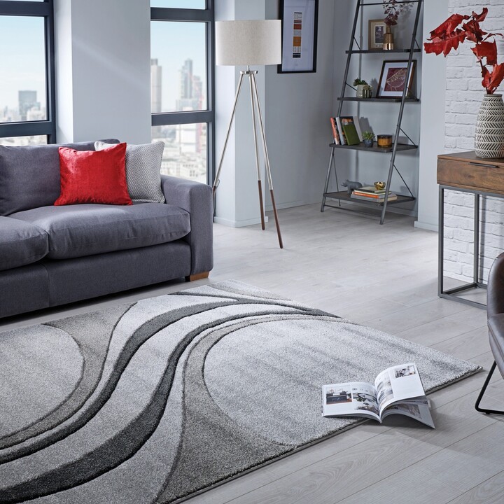 Dunelm Mirage Rug Mirage Charcoal (Grey) - ShopStyle
