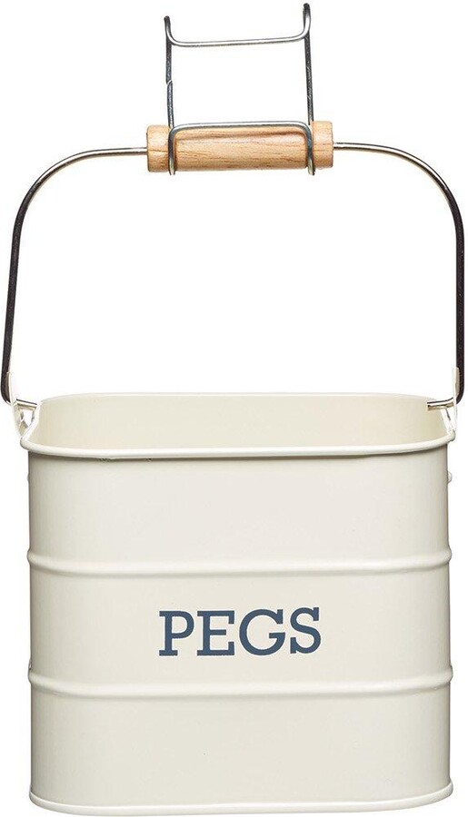 Living Nostalgia Antique Cream Peg Tin - ShopStyle Leashes, Harnesses ...