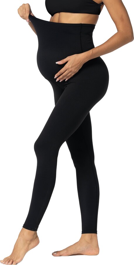Sunzel Sunzfly Maternity Leggings for Women Over The Belly Buttery Soft ...