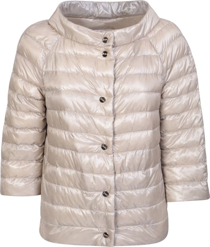 Herno Short Padded Jacket From Features A Reversible Design For An ...