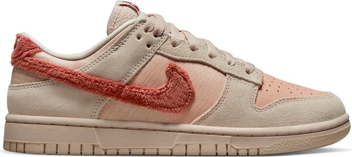 Nike Dunk Low cozy sneakers in stone and brown - ShopStyle