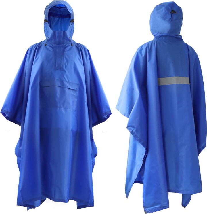 ElifeAcc Waterproof Poncho: Adult Rain Poncho with Hood - ShopStyle
