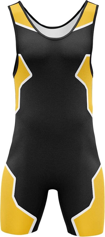 KAMVI Wrestling Singlets Tummy Control Wear Gym Sleeveless Triathlon ...