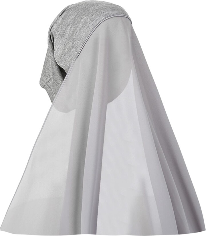 JINTN Islamic Muslim Full Cover Hijabs Women Chiffon One Piece Hijab ...