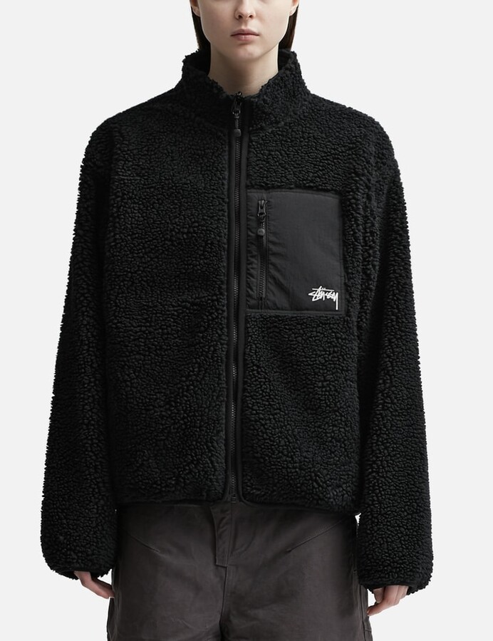 Stussy Sherpa Reversible Jacket - ShopStyle