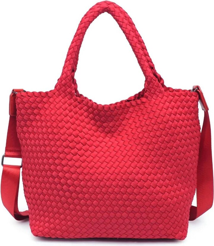 SOL and SELENE Women's Sky's The Limit Medium Tote Bag In Red - ShopStyle