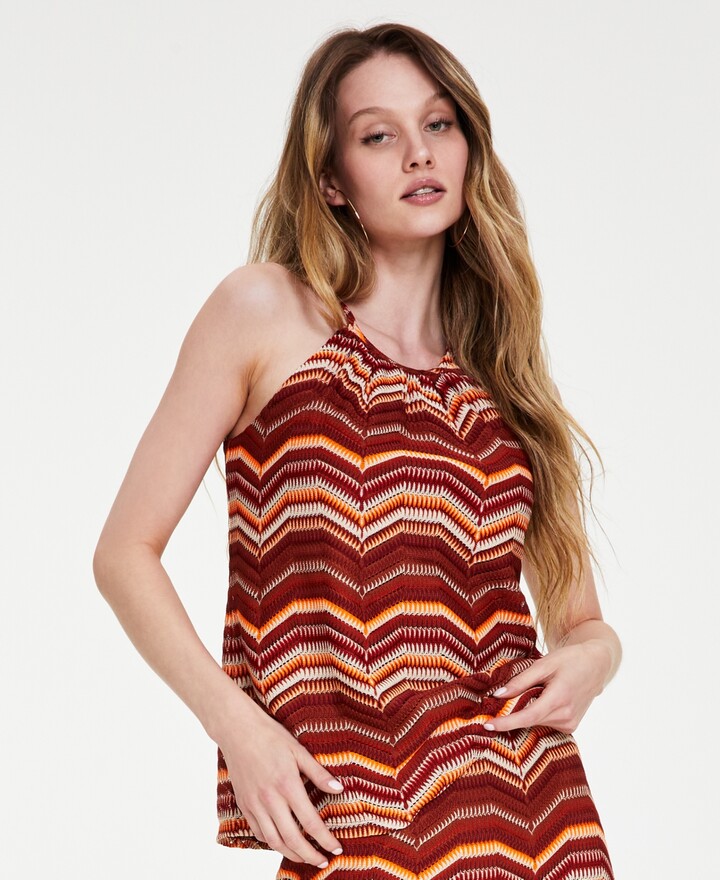 Bar III Women's Crochet Halter Top, Created for Macy's - ShopStyle
