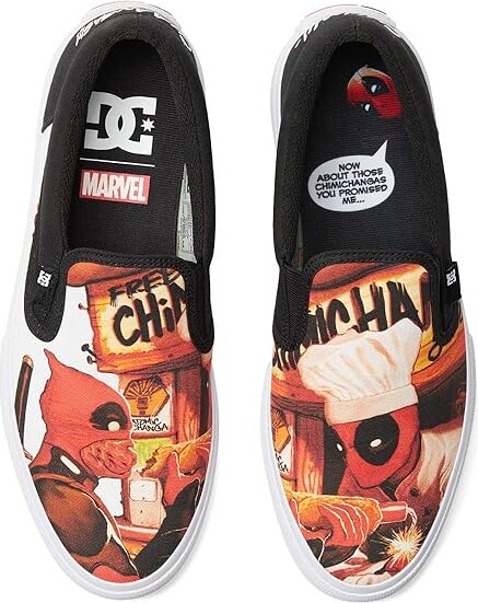 DC Marvel Deadpool X Sneaker Collection ((Manual Slip) Black/White ...