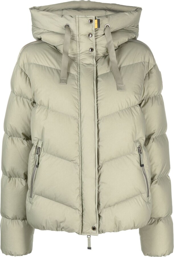 Parajumpers Logo-Patch Hooded Puffer Jacket - ShopStyle