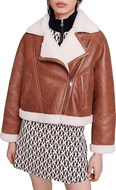 Maje Women's Leather & Faux Leather Jackets | ShopStyle