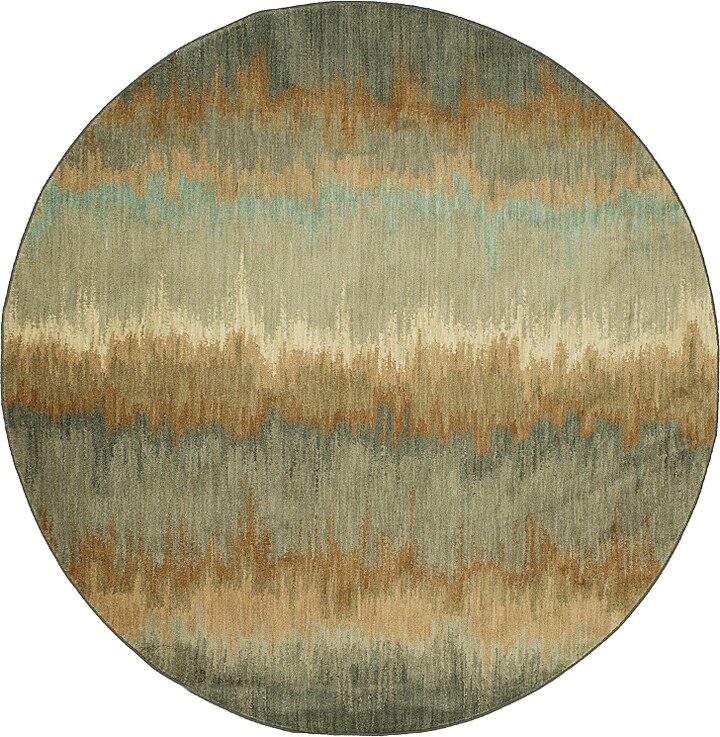 Dalyn Rug Company Karastan Euphoria Cashel Abyss Round Rug, 8' x 8 ...