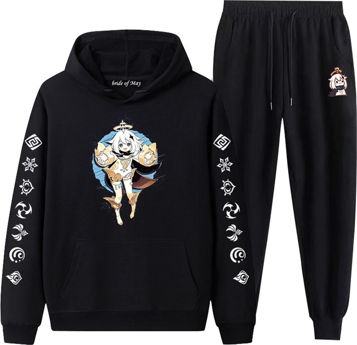 A Jeff's Store Genshin Impact Casual Sportswear Anime Paimon Print ...