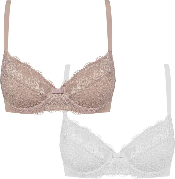 Wonderbra 2 Pack Unlined Shaping & Support Balconette Bra - ShopStyle