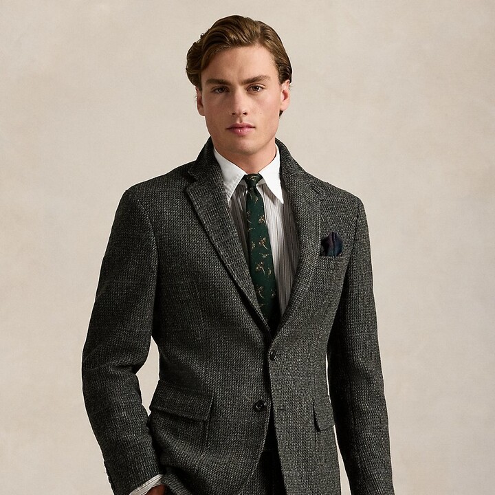 Ralph Lauren Polo Tailored Harris Tweed Suit Jacket - ShopStyle Wool Coats