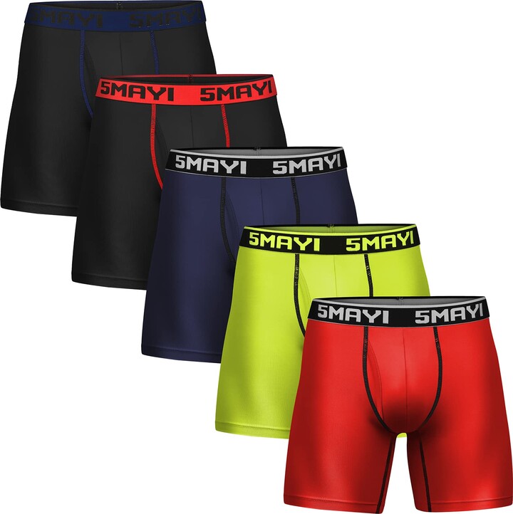 5Mayi Mens Boxers Sports Underwear Men Anti Chafing Underwear Mens ...