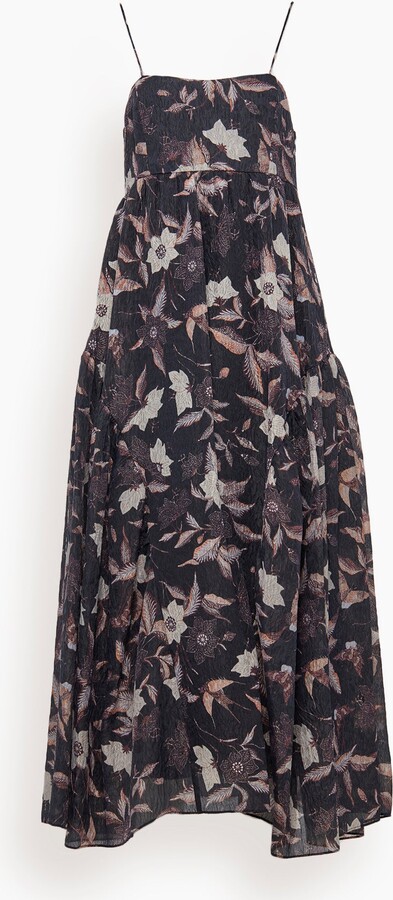 Ulla Johnson Astrid Dress in Obsidian - ShopStyle