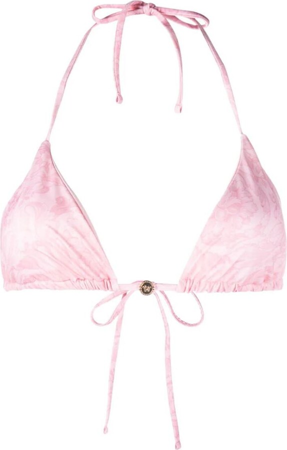 Versace Swim Bikini Lycra Waist Recycled Baroque Ss92 All Over - ShopStyle