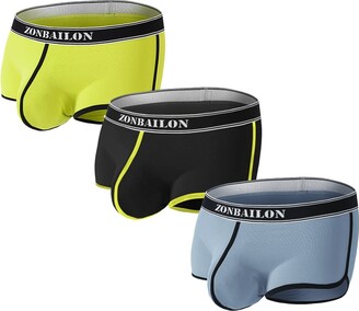 iKingsky Men's Retro Shorts Bulge Lace Underwear for Men Sexy Low Waist ...